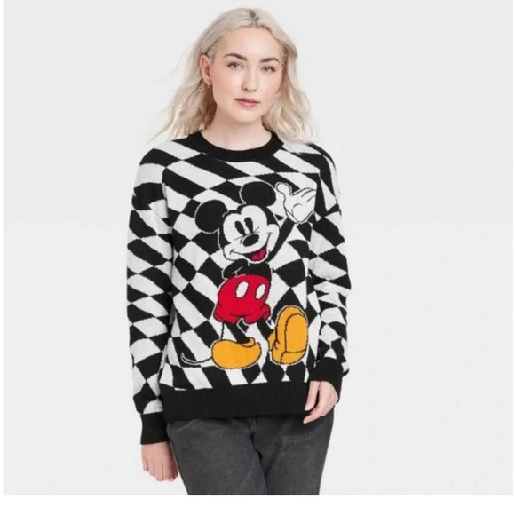 Disney | Tops | Mickey Mouse Sweater | Poshmark